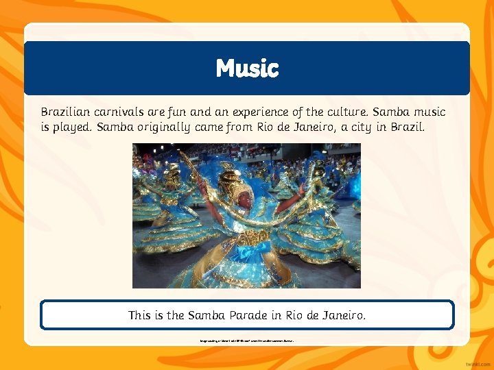 Facts about Brazil is in South America The