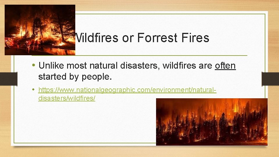 Natural Disasters What are they A natural disaster