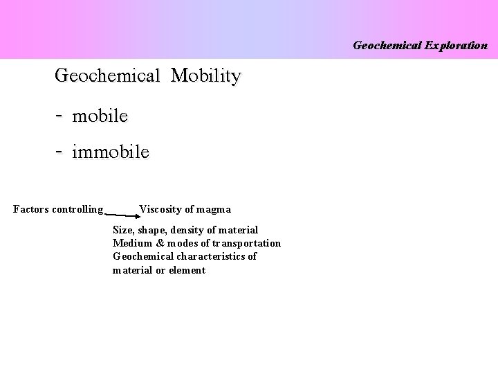 Geochemical Exploration Geochemical Exploration Basic Principles in ...