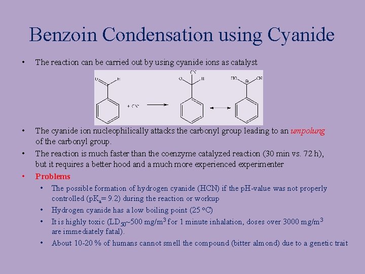 Lecture 1 Benzoin Condensation Introduction Enzymes catalyze organic