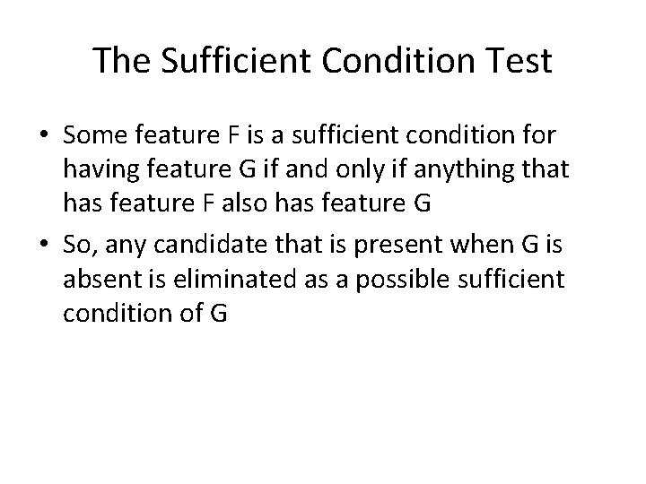Philosophy 148 Causes Causal Reasoning Not all conditionals
