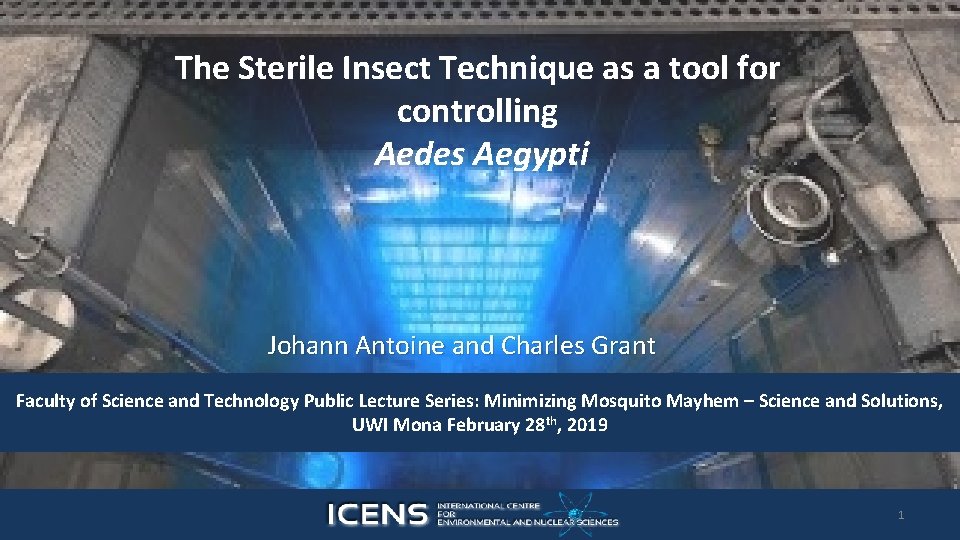 The Sterile Insect Technique as a tool for