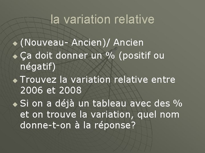 Autres tableaux et graphiques Produit de la masse