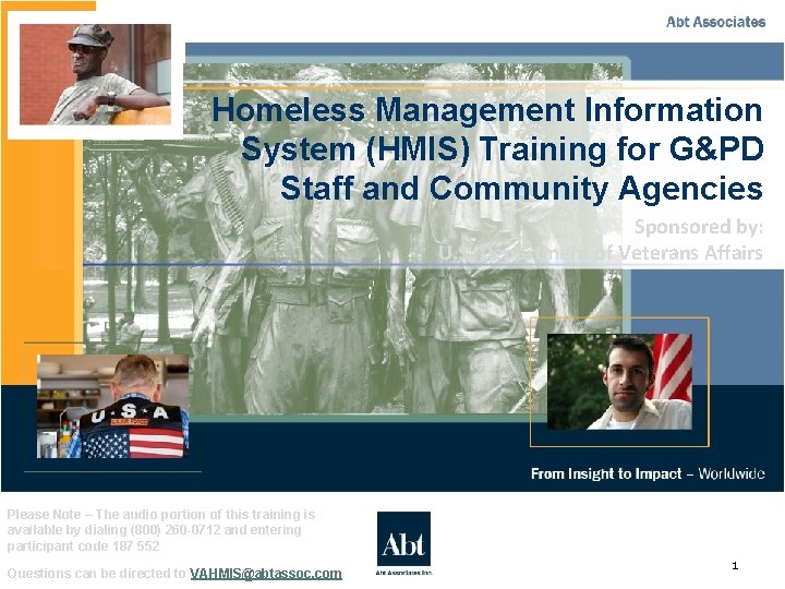Homeless Management Information System HMIS Training for GPD