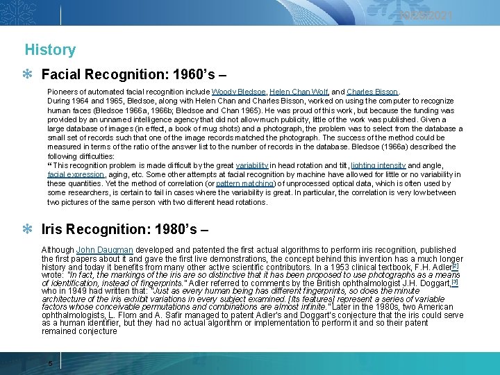 State of Art Biometrics and Beyond Bill Willis