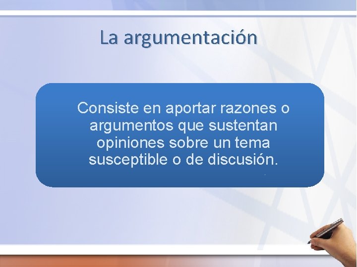 La argumentacin Semana cinco Taller cinco S 5