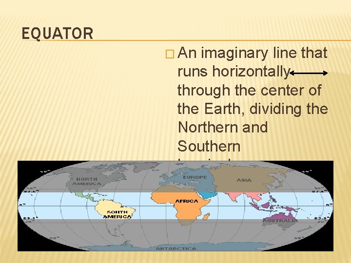 Unit 1 Map Skills VISUAL VOCABULARY LATITUDE Imaginary