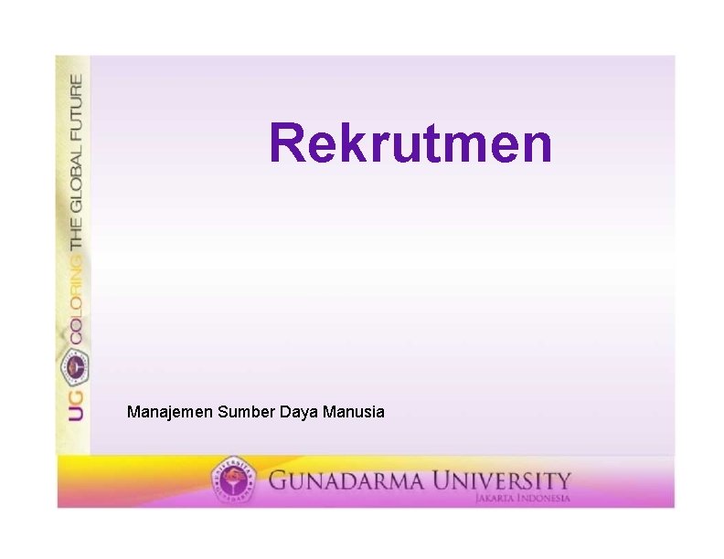 Rekrutmen Manajemen Sumber Daya Manusia Definisi Rekrutmen Werther