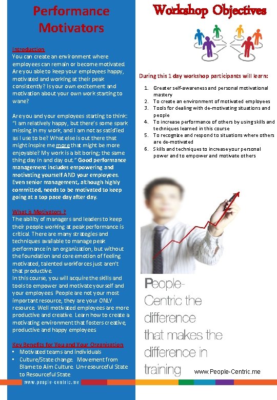 Performance Motivators Introduction You can create an environment