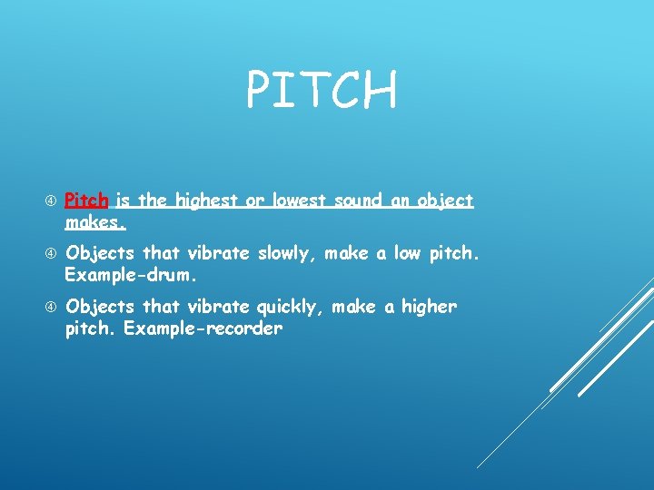 SOUND ENERGY WHAT IS SOUND Sound is a