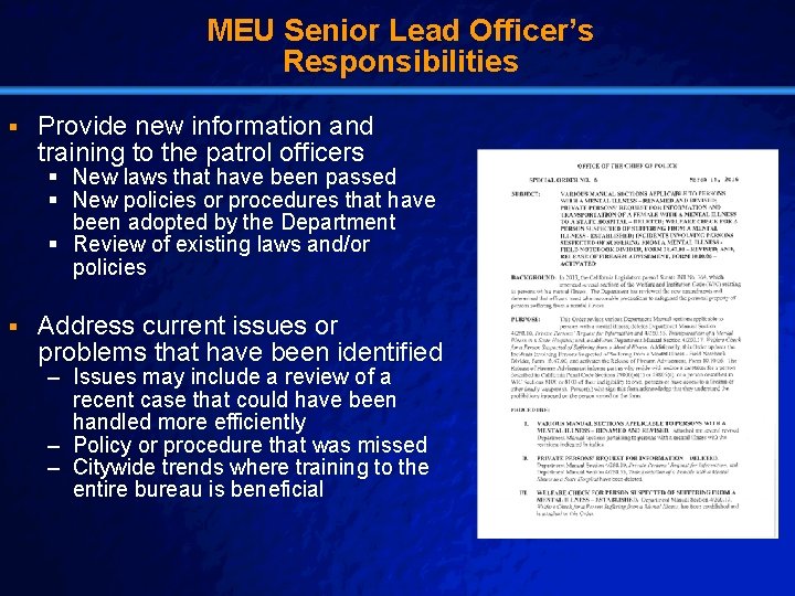 Slide 2003 By Default Law Enforcement Building Relationships