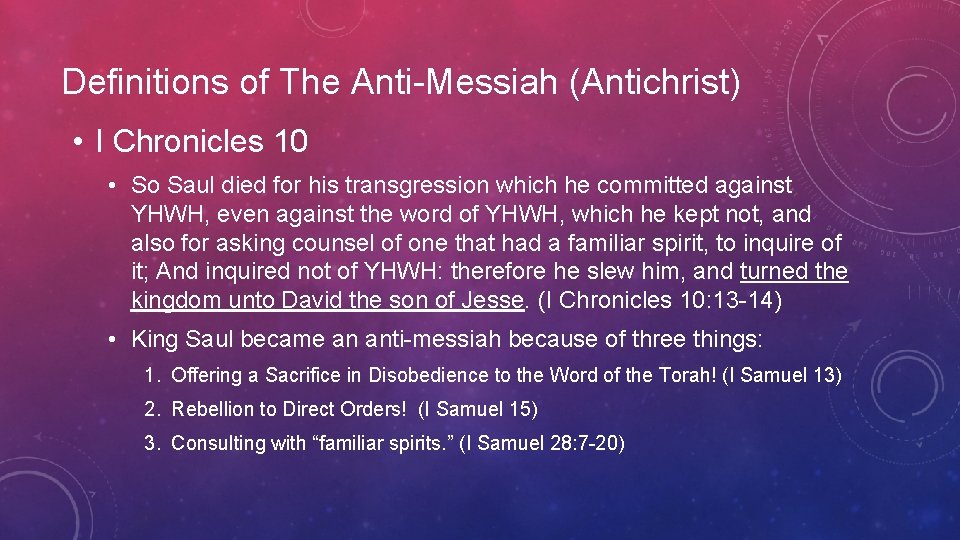 A Biblical Study About the Messiah Part II