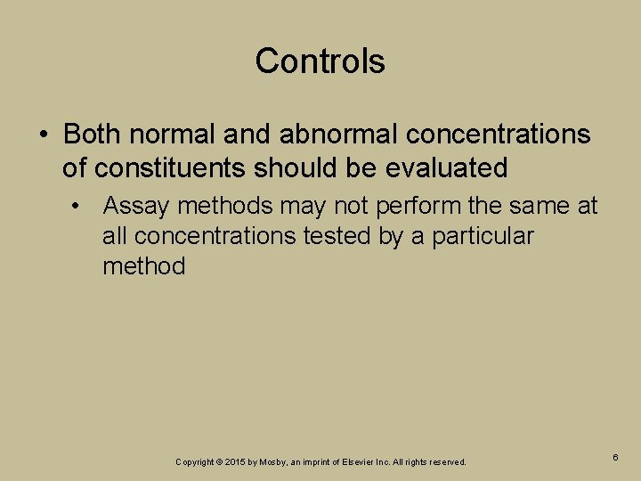 Veterinary Practice Laboratory Unit 1 Chapter 5 Quality