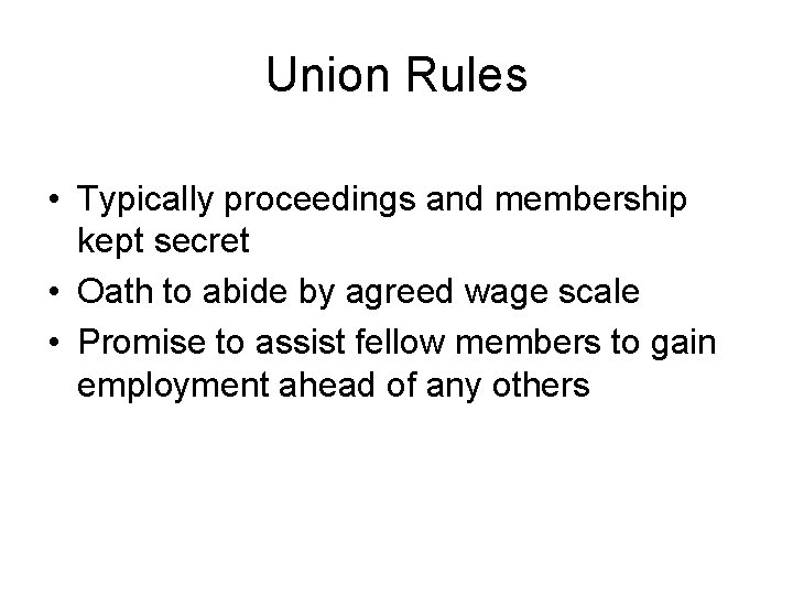 Free and Unfree Labor Lecture 1 Antebellum Slavery