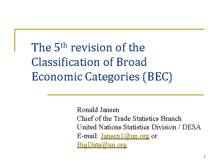 The 5 th revision of the Classification of