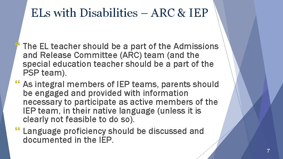 Civil Rights Obligations for English Learner Students Part