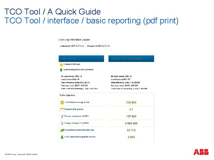 ABB Transformers 2015 A Quick Guide Total Cost