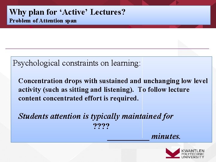 ENGAGING STUDENTS IN LEARNING Conversations about Teaching and