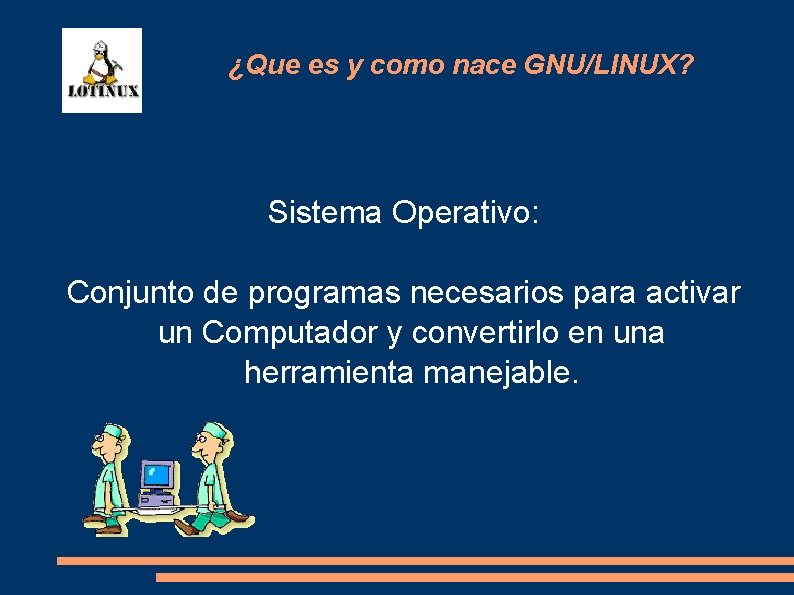 Qu es y cmo nace GNULINUX Que es
