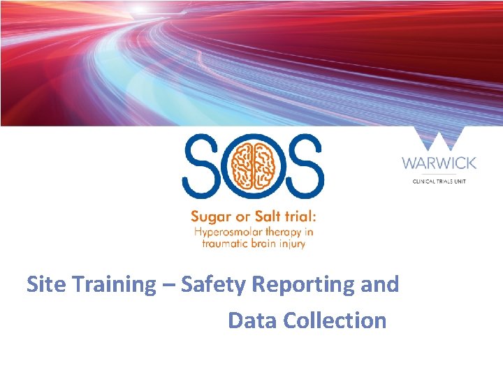 Site Training Safety Reporting and Data Collection SIV