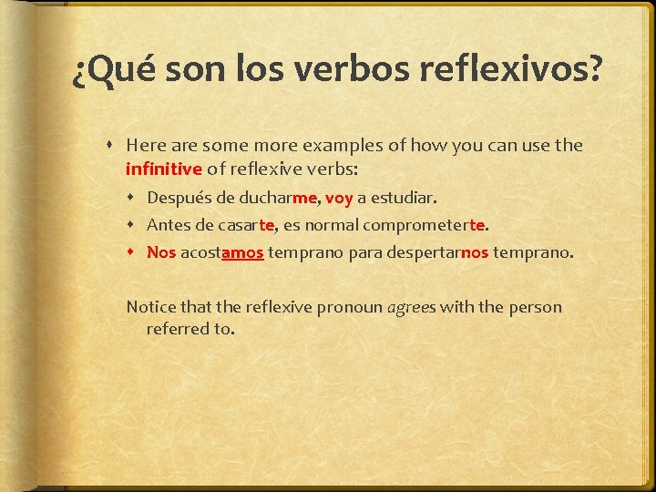 Reflexive Verbs Los Verbos Reflexivos Qu son los