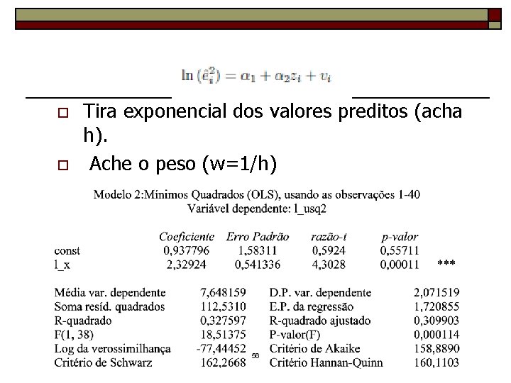 Econometria 1 2 3 4 5 Heterocedasticidade Consequncias