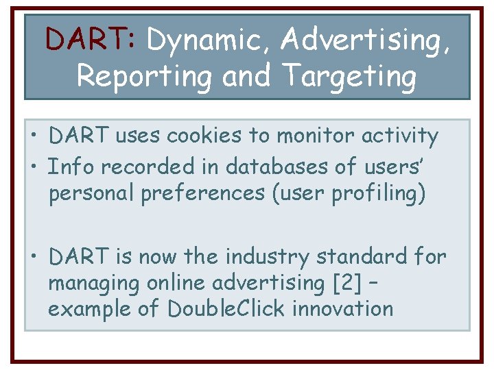 Online Advertising Innovations The Illusion of Anonymity Double