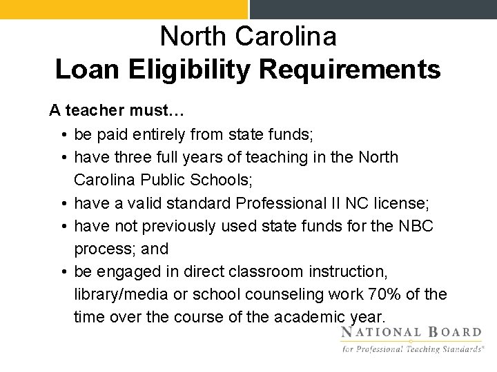 National Board Certification A Distinction that Matters for