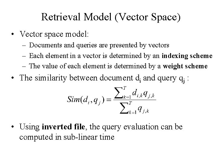 Comparison of Different Retrieval Models in ContentBased Music