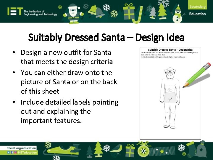 Suitably Dressed Santa Designing a hightech replacement for