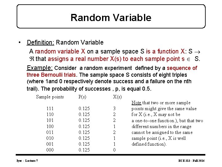 Discrete and Continuous Randonm Variables Group Activity Solution