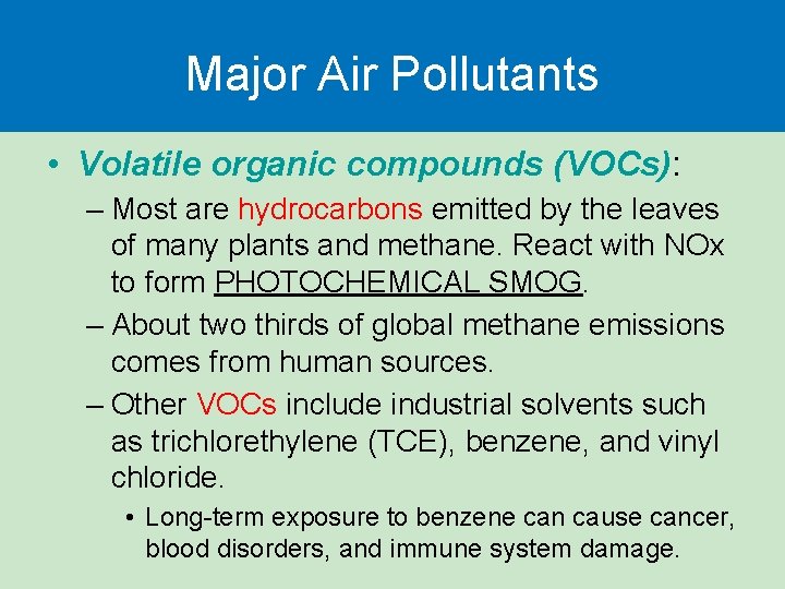 Air Pollution Chapter 15 Part 1 PART 1