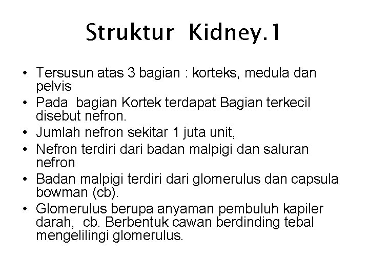 Sistem Ekskresi Indikator Pembelajaran Bab 3 Menjelaskan contohcontoh