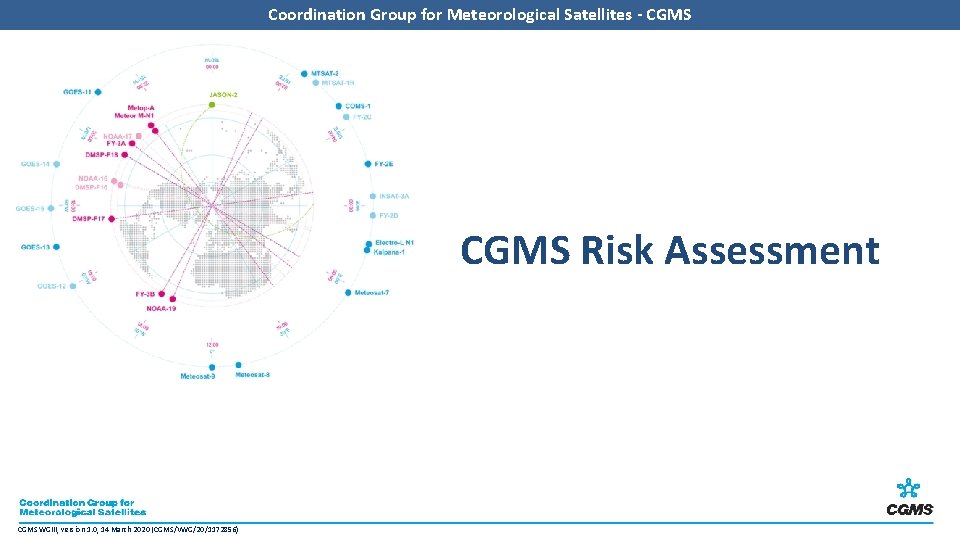 Coordination Group for Meteorological Satellites CGMS Risk Assessment