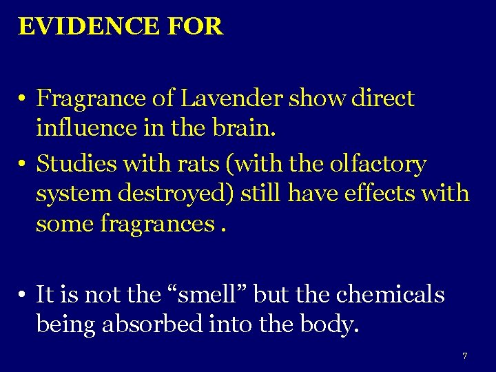 Effects of Fragrance Materials on Humans Dr Sitaram