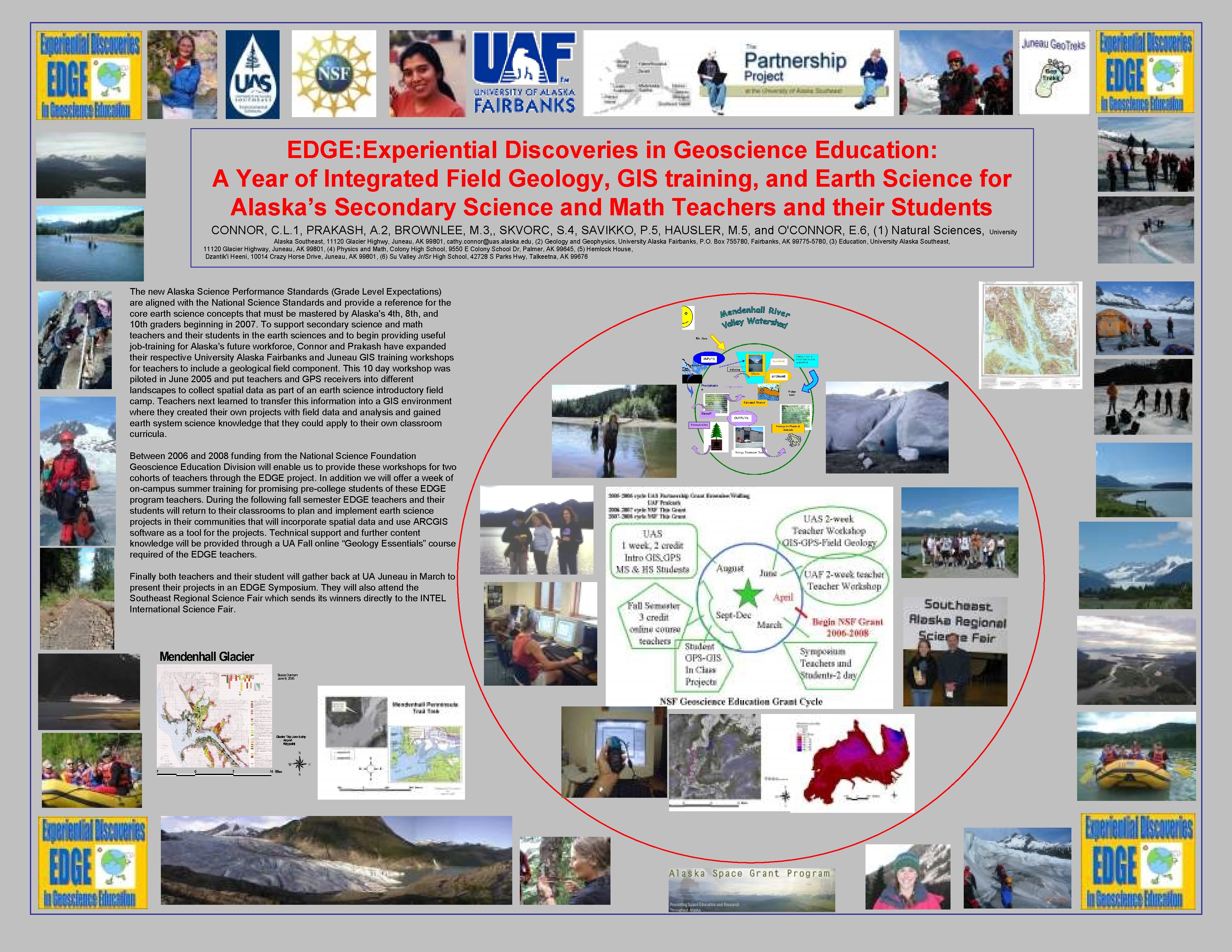 EDGE Experiential Discoveries in Geoscience Education A Year