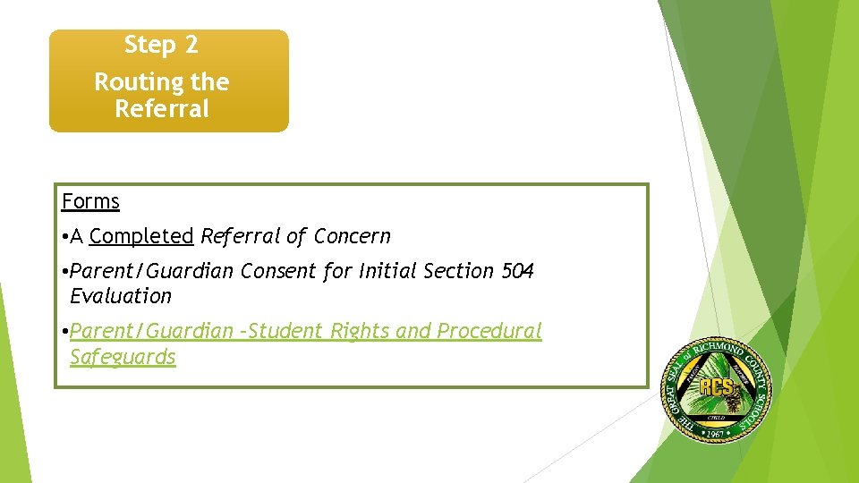 Section 504 Training School Counselors Social Workers Nurses