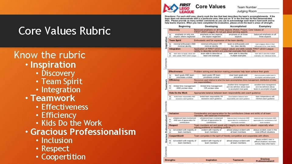 Core Values Brainstem Barn September 15 2018 FIRST