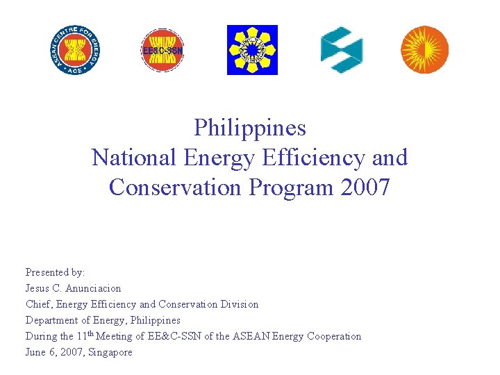 Philippines National Energy Efficiency and Conservation Program 2007