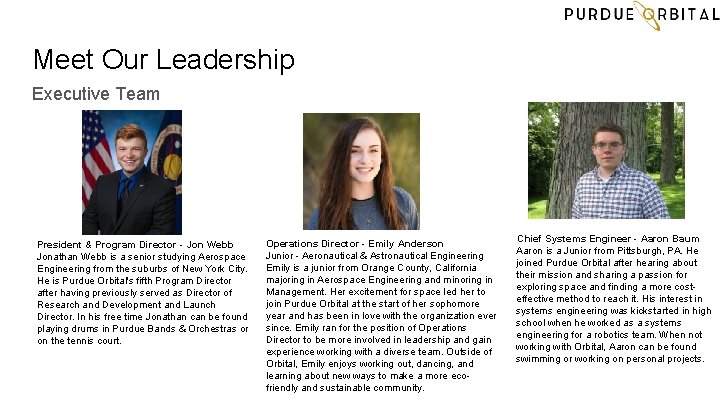 Media Kit 2019 Overview and Goals Purdue Orbital