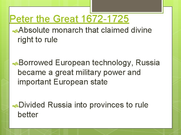 Bellringer Absolutism czar natural rights Ch 14 Sec