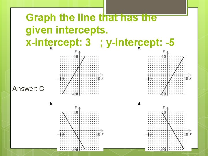 Sections 12 8 8 1 8 3 Review