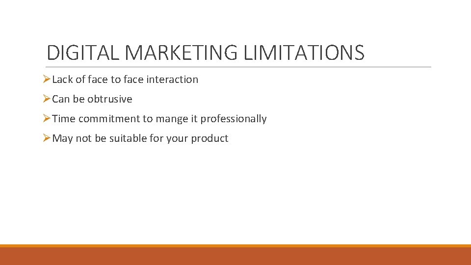 Digital Marketing LESSON 1 KEY CONCEPTS Lesson objectives