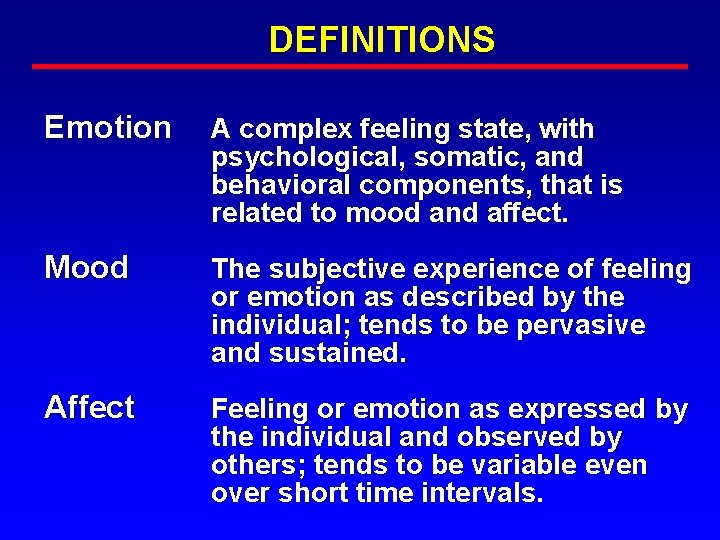 BIOMED 370 The Neurobiology of Mood Disorders March