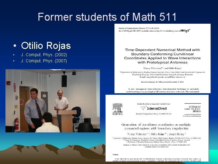 MATH 511 Numerical Solution of Partial Differential Equations