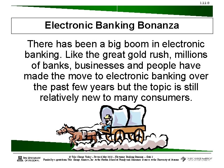 1 2 2 G 1 Electronic Banking Bonanza