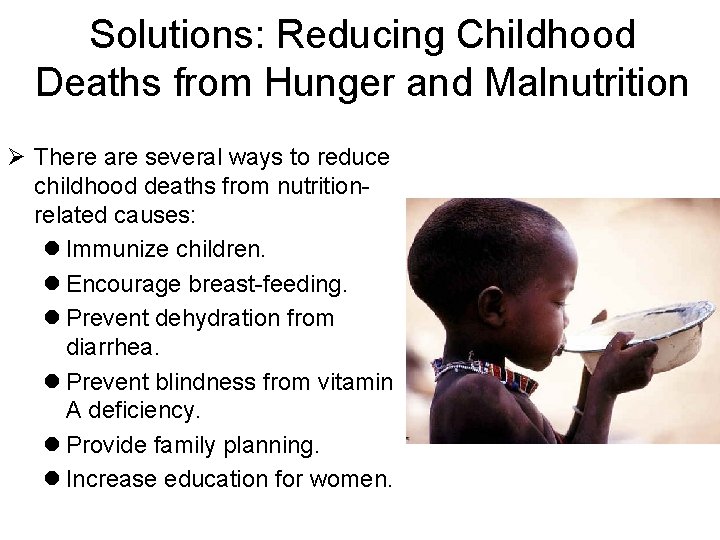 Food Feeding the Resources World Instructions You will