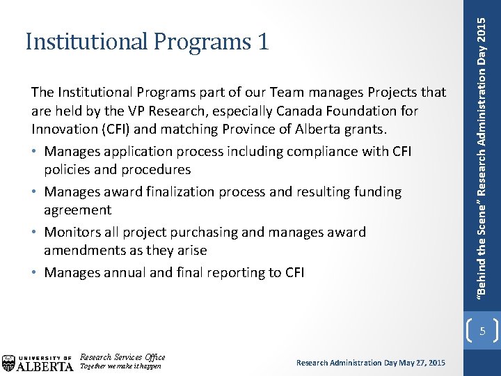 Demystifying Partnership and Institutional Programs Research Marita Hobman