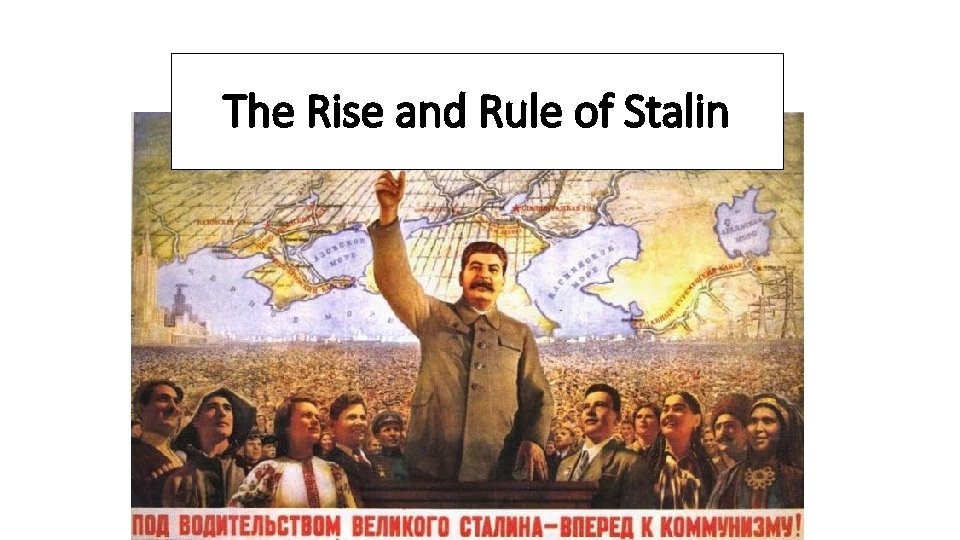 The Rise and Rule of Stalin Joseph Josef
