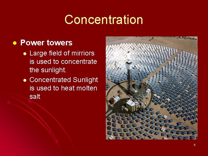 Solar Energy Raymond F Carl 1 History of